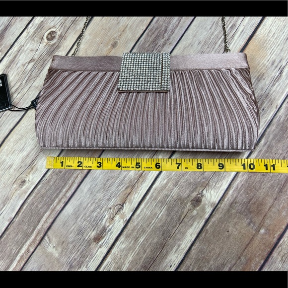 MMS Design Studio | Bags | Mms Design Studio Clutch W Rhinestone ...